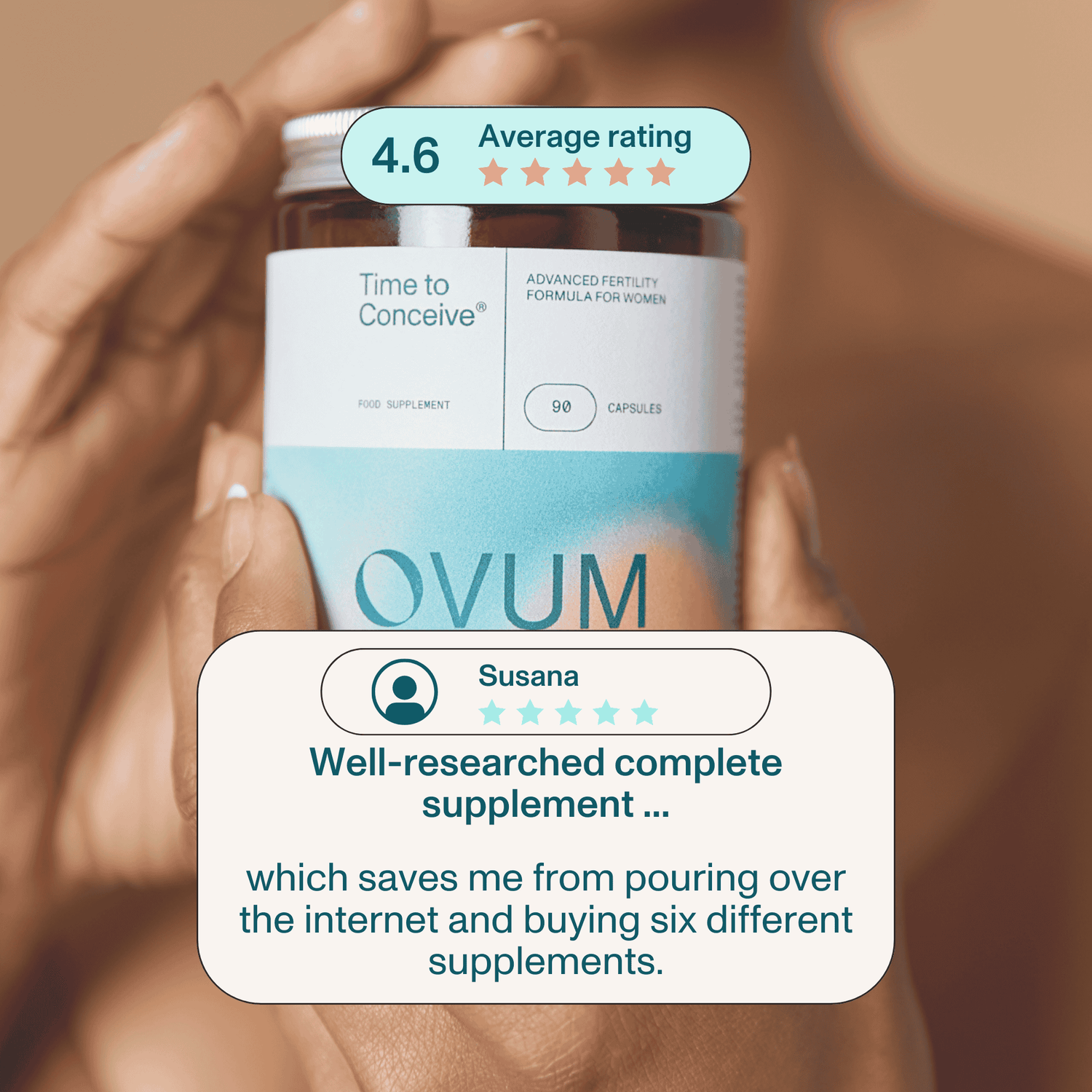 Pre-Conception and Ovulation Support Fertility Supplement – OVUM