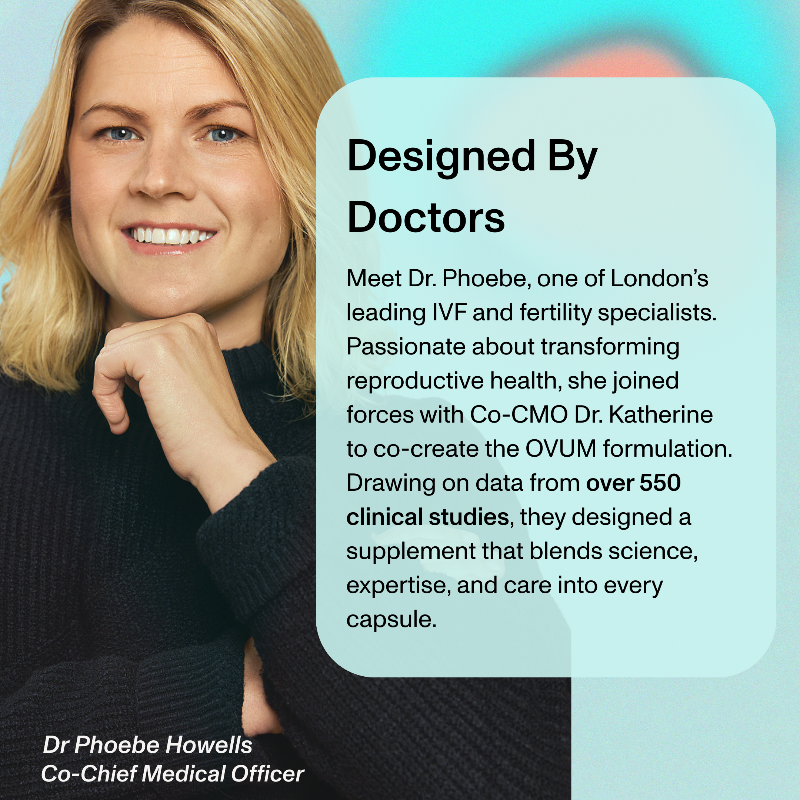 Pre-Conception and Ovulation Support Fertility Supplement – OVUM